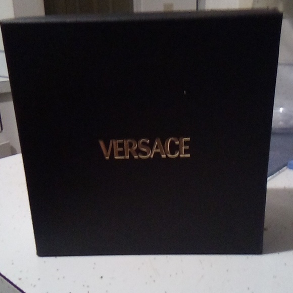 Versace | Other | Versace Box Black Gold 65 65 25 Inch | Poshmark